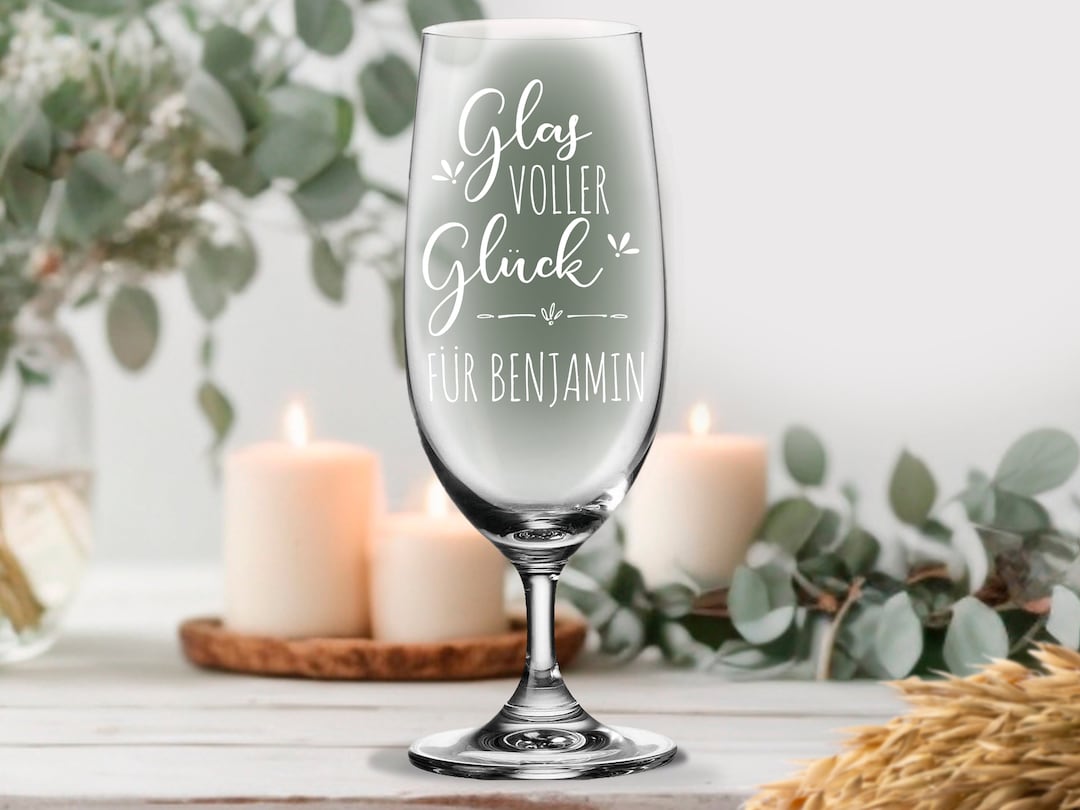 Personalized Beer Glass With Glass Engraving a Glass - Etsy