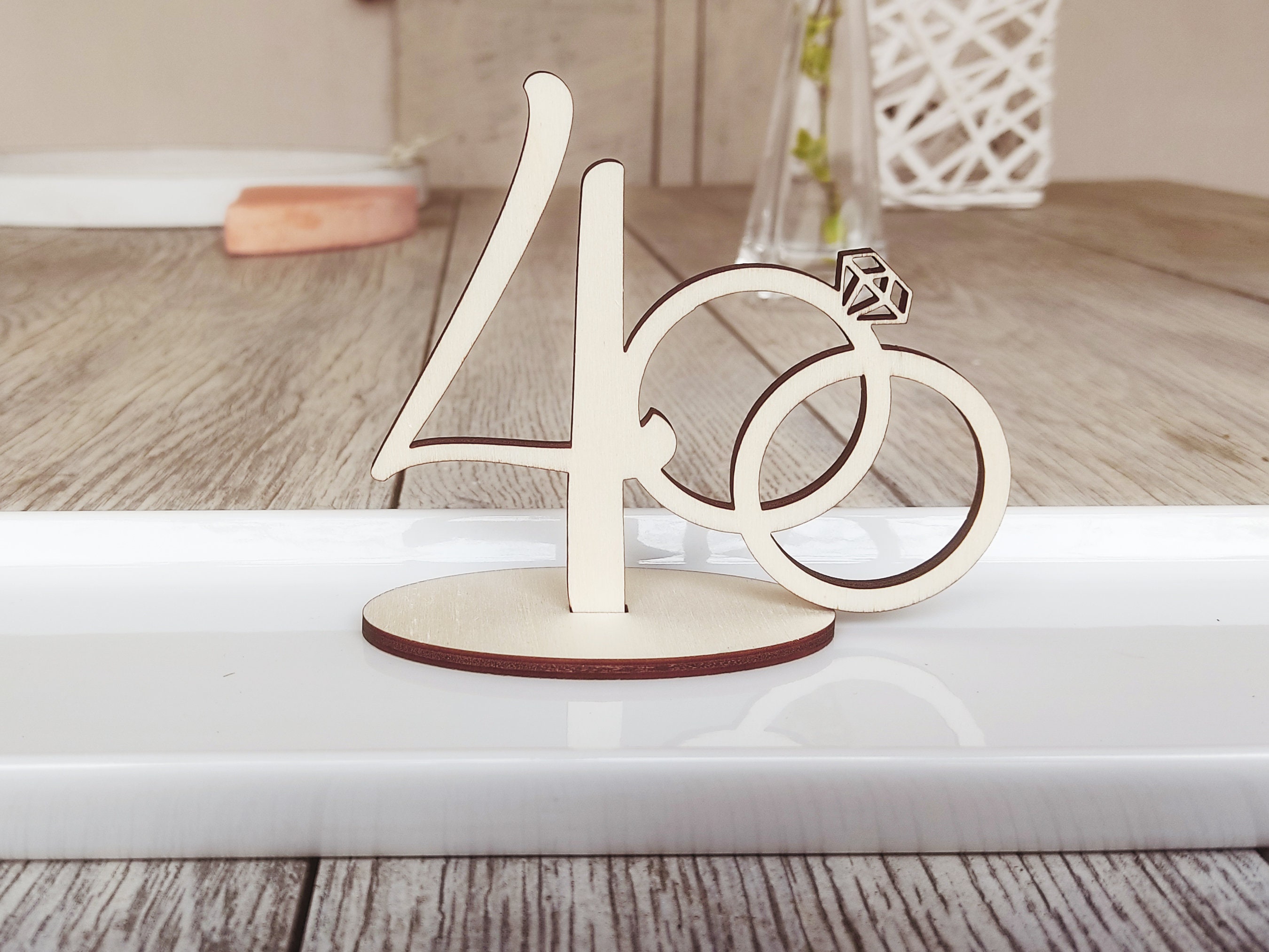 Table number Wedding Seat Personalized numbers Guest | Etsy