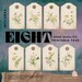 Watercolor Wildflower Tags & Mini Envelopes - Printable Botanical ...