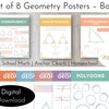 Math Classroom Bundle Posters Bundle Set Boho Neutral Prints Math Class ...