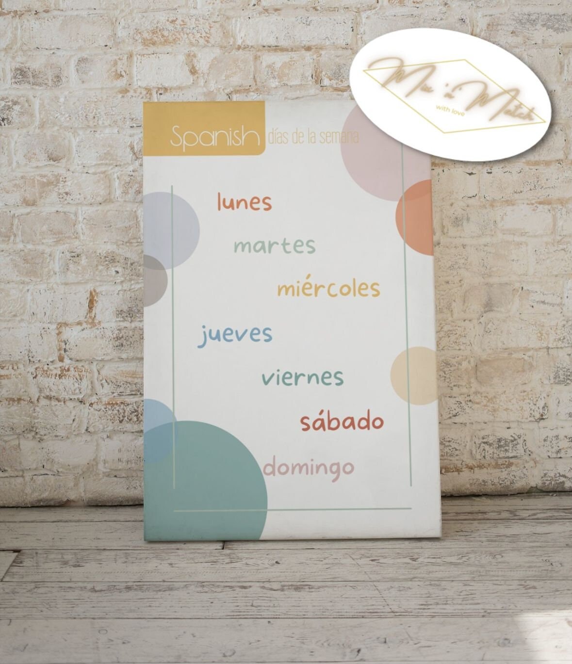 Colorful Days of the Week Posters for Preschool Classroom | Educational ...