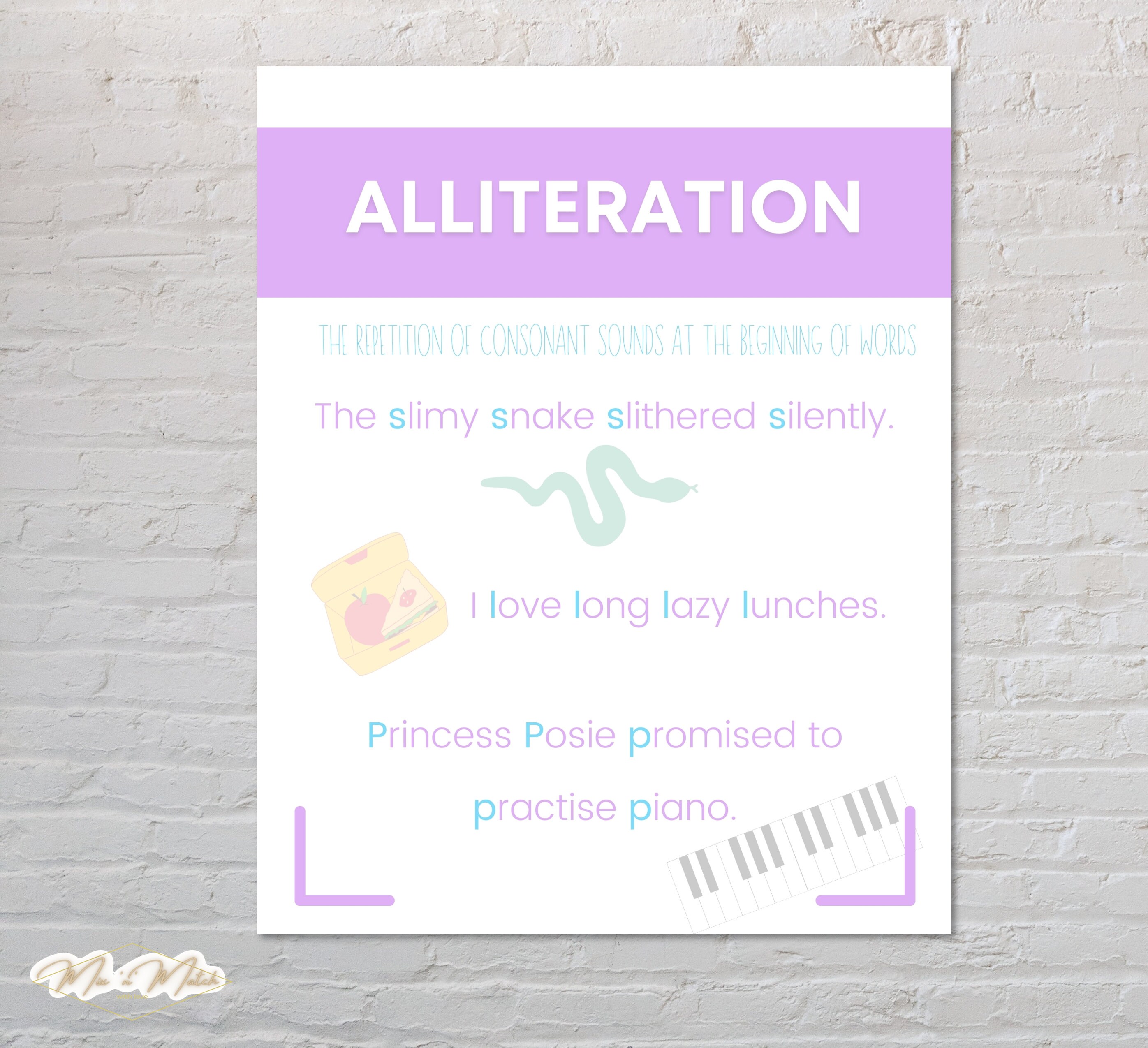 Figures of Speech English Classroom Decor Bundle Figurative Language ...