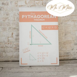 Math Classroom Posters Set of 8 Boho Neutral Prints Math Class Decor ...