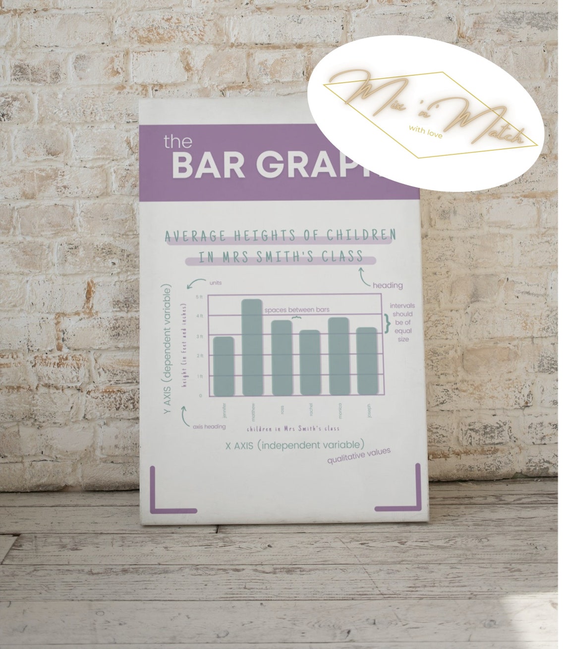 Math Classroom Posters Set of 10 Boho Neutral Prints Mix and - Etsy