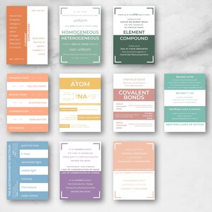 Science Classroom Posters Set of 10 Boho Neutral Prints Science Class ...