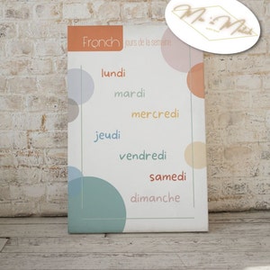 Colorful Days of the Week Posters for Preschool Classroom | Educational ...