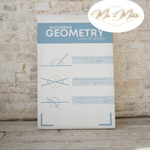 Math Classroom Posters Set of 8 Boho Neutral Prints Math Class Decor ...
