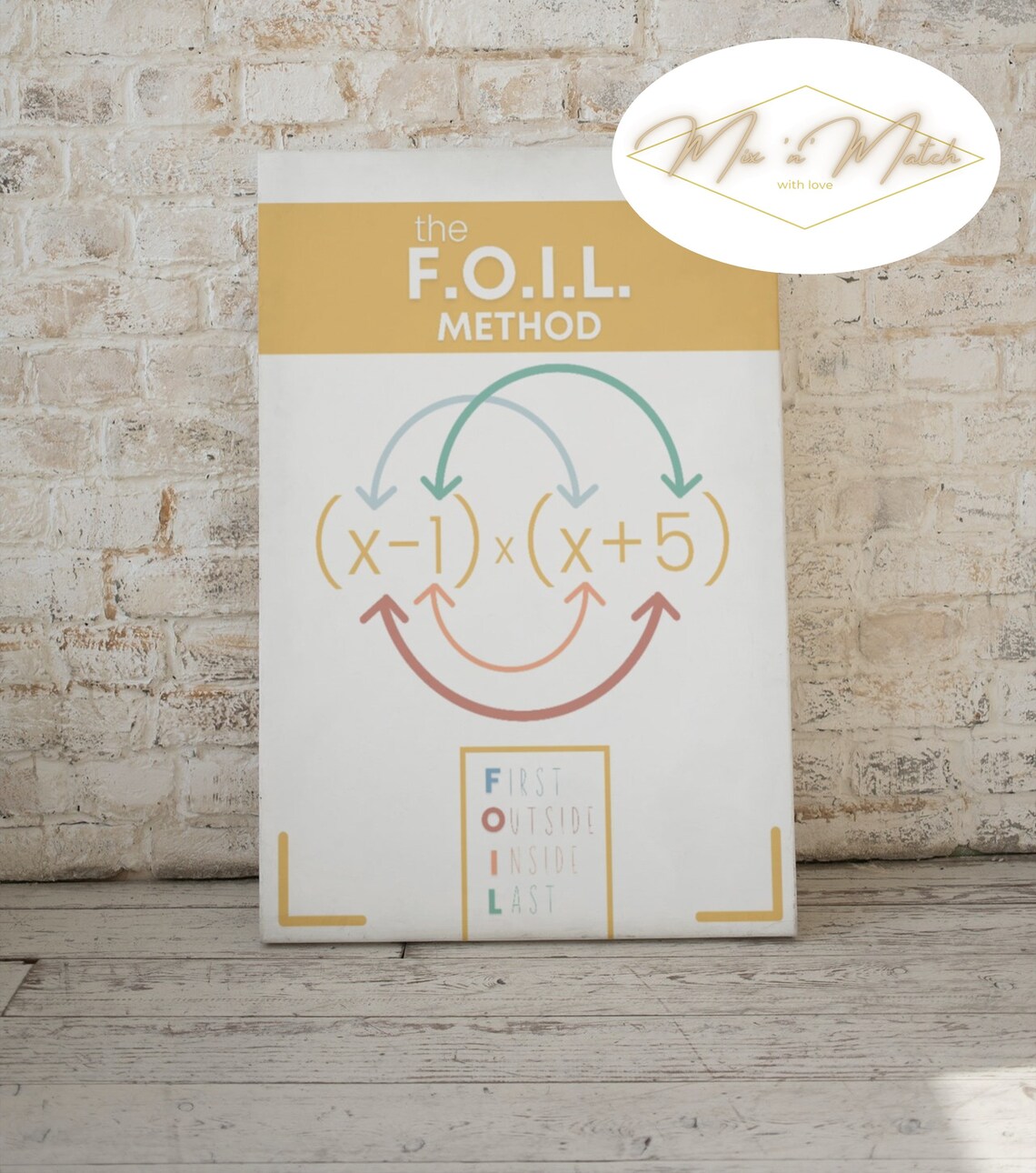 Math Classroom Posters Set of 10 Boho Neutral Prints Mix and - Etsy