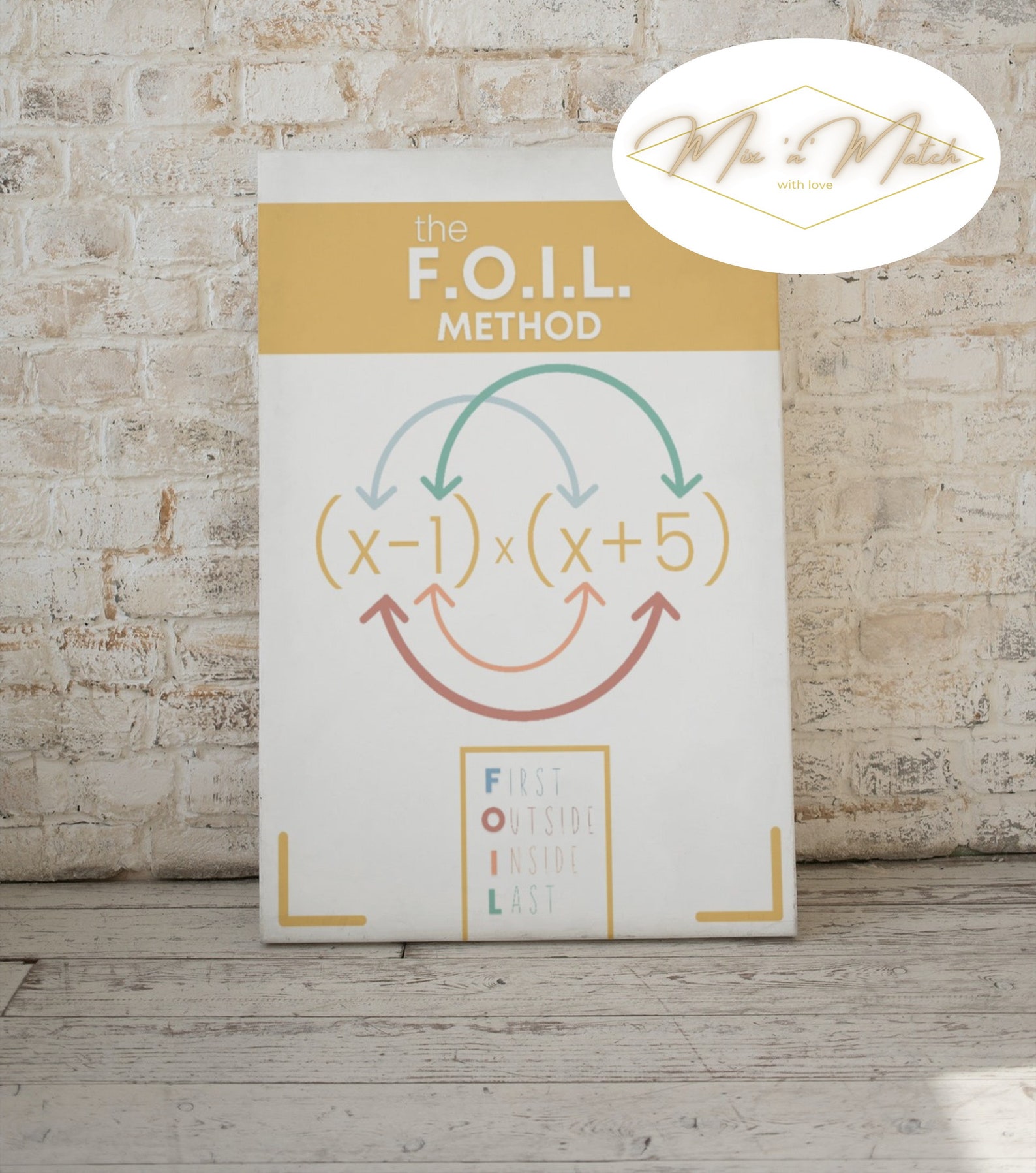 Math Classroom Posters Set of 10 Boho Neutral Prints Mix and - Etsy