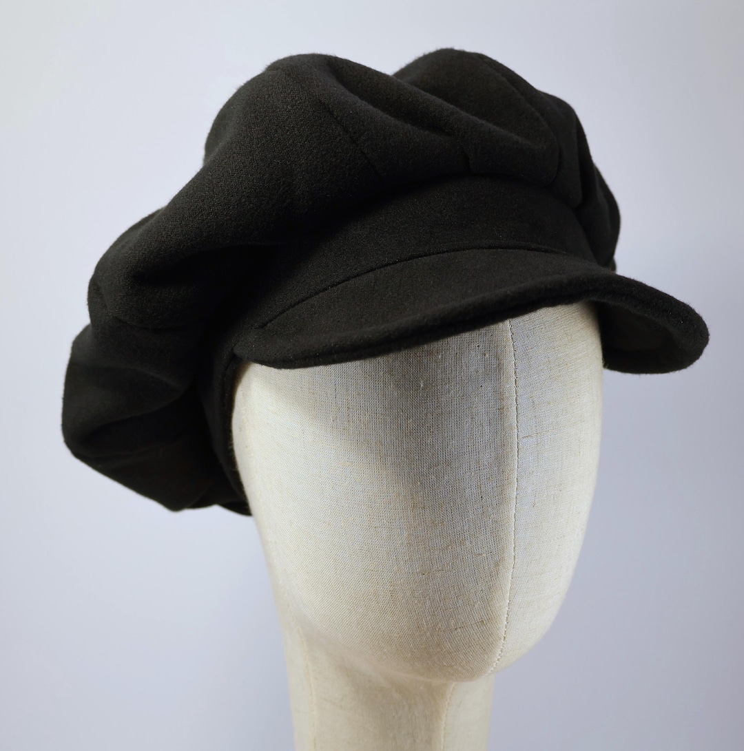 Oversized Newsboy Hat Oversized Wool Hat for Men/women 8 Panels Cap ...