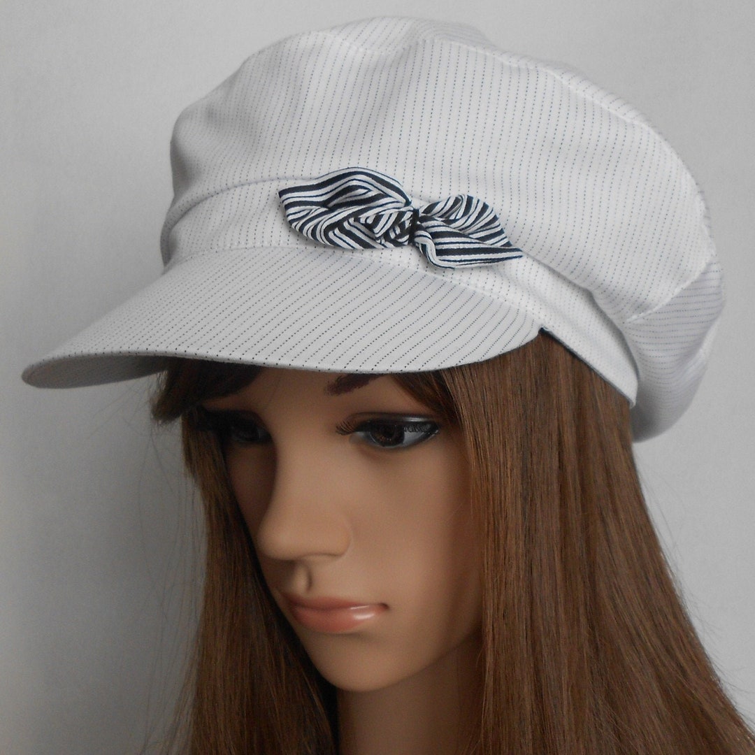 Newsboy Summer Hat Womens Bakerboy Lined Hat Lightweight Newsboy Hat Handmade Baker Boy Hat With ...