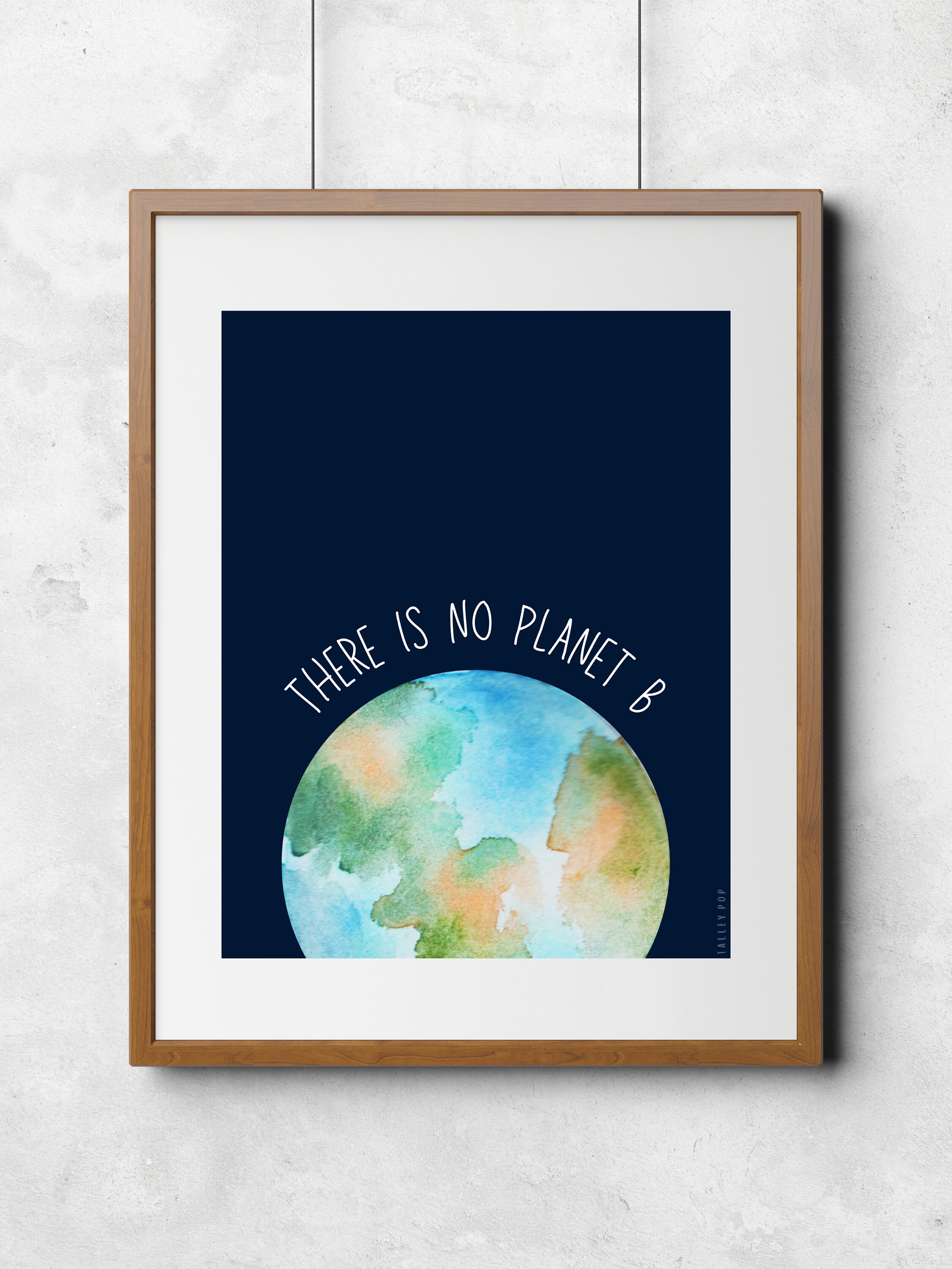 Eco-friendly Environmentalism Art Print - "planet B" - Etsy Ireland
