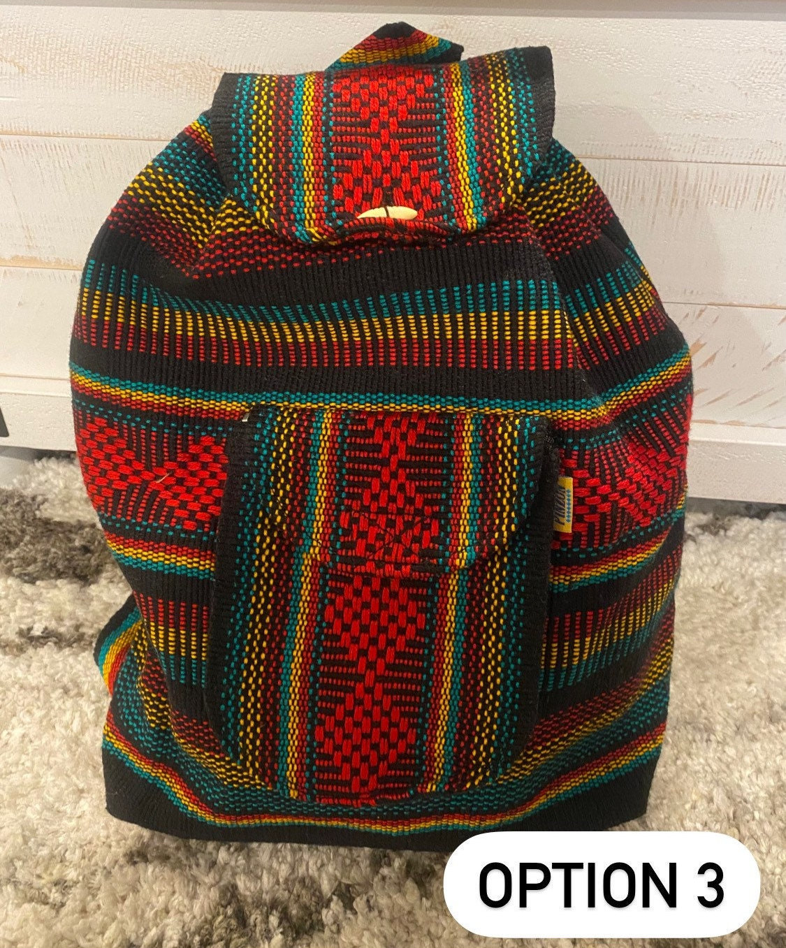 Mexican Artisanal Backpack, Escolar Mexican Backpack, Mexican Backpack ...