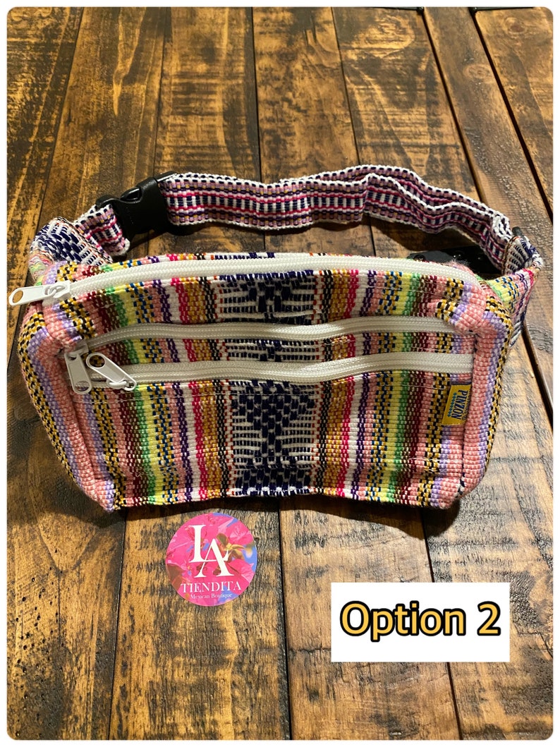 Fanny Pack, Mexican Embroider Fanny Pack With Pockets, Mexican ...