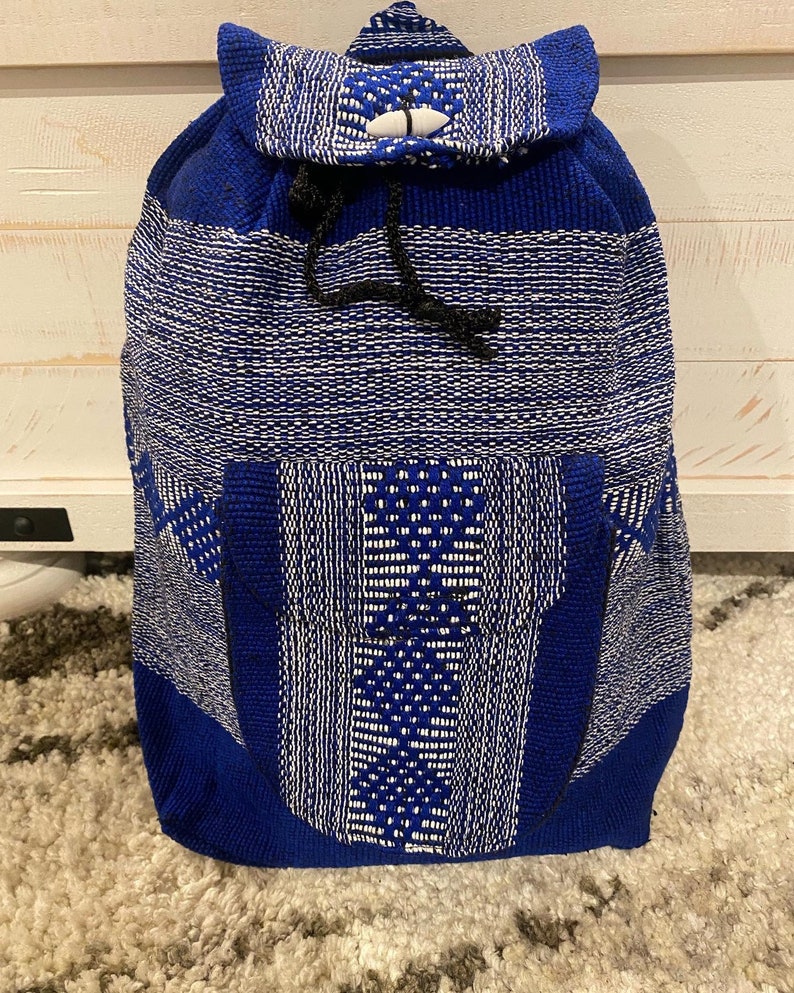 Mexican Artisanal Backpack Escolar Mexican Backpack Mexican - Etsy