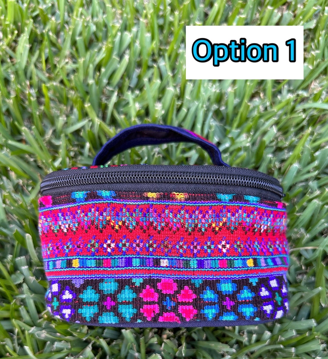 Mexican Mini Makeup Bag, Handmade Embroiled Cosmetic Bag, Embroiled ...