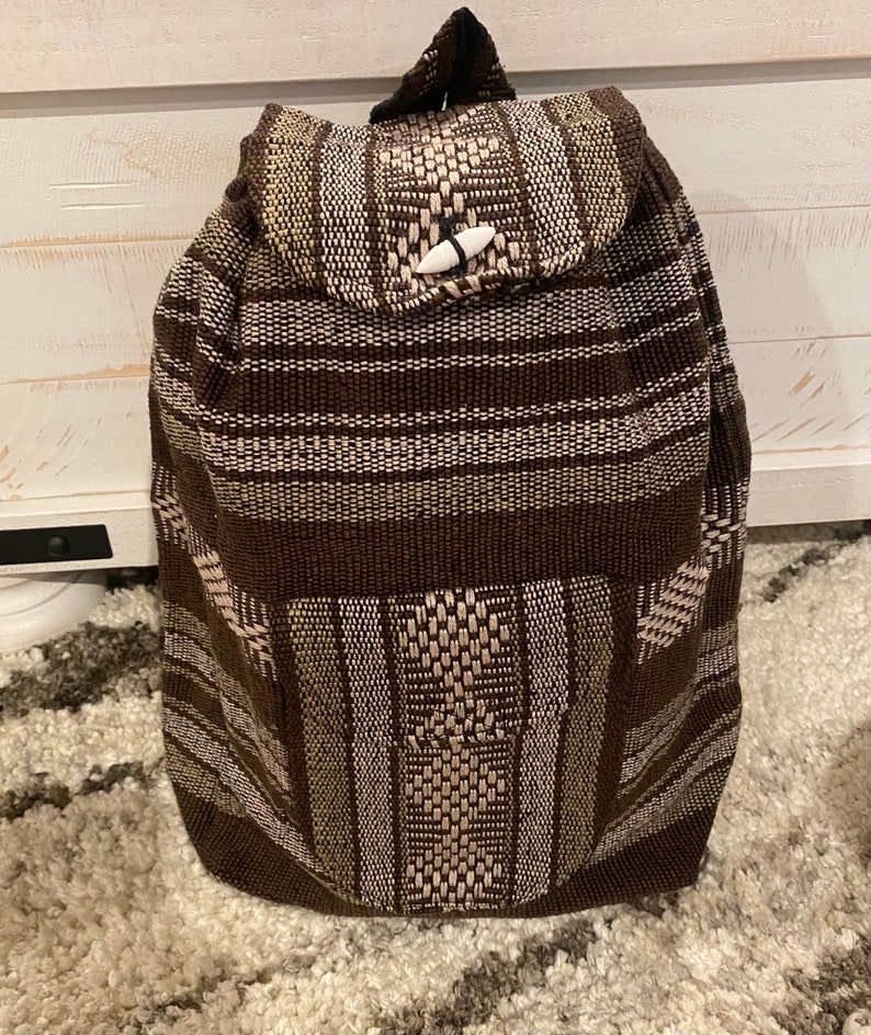 Mexican Artisanal Backpack Escolar Mexican Backpack Mexican - Etsy