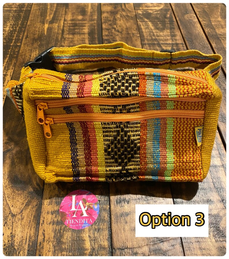 Fanny Pack, Mexican Embroider Fanny Pack With Pockets, Mexican ...