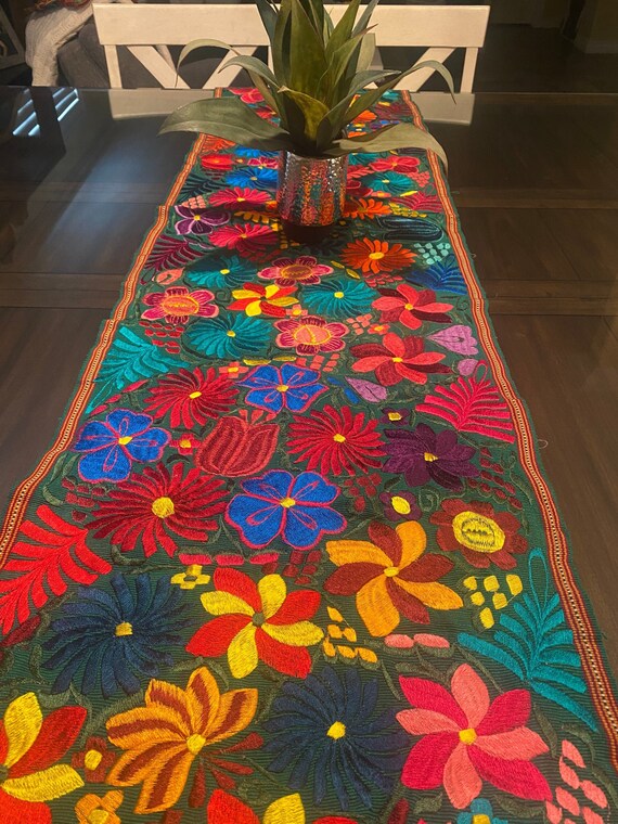 Linens Home & Living Mexican Table Runner Camino de Mesa Artesanal ...