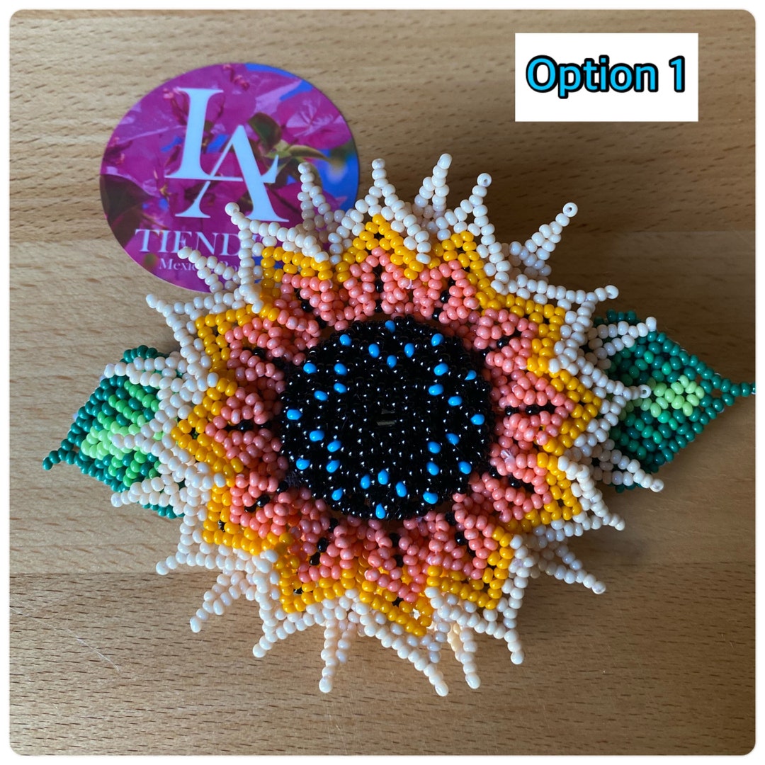 Handmade Chaquira Beaded Hair Clip, Colorful Hair Accessory - Etsy