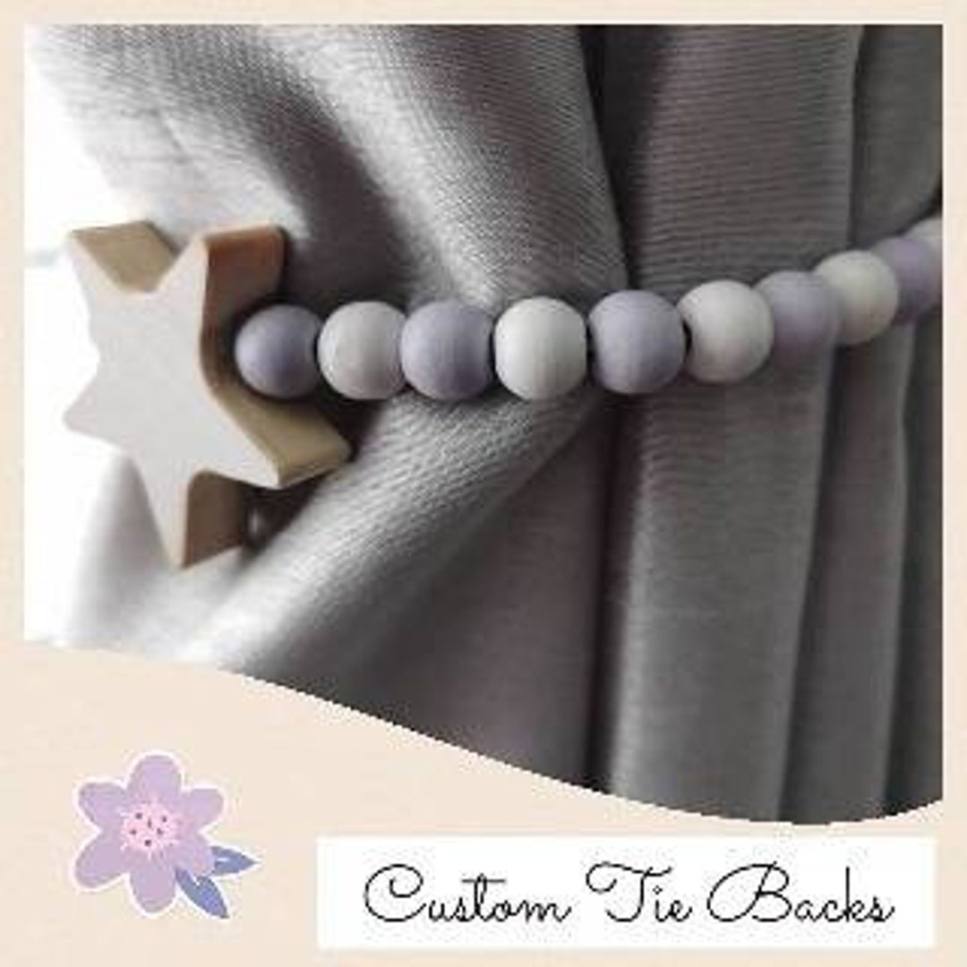 Custom Tie Back /handmade Tie Back/nursery Tie Back/children - Etsy