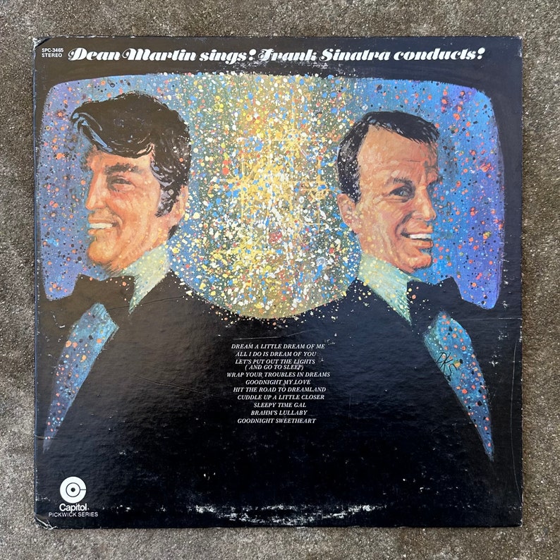 Dean Martin & Frank Sinatra “dean Martin Sings and Frank Sinatra Conducts” Vinyl Record 1963 ...