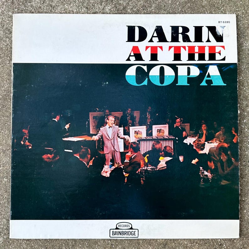 Bobby Darin “darin at the Copa“ Vinyl Record 1960 - Etsy