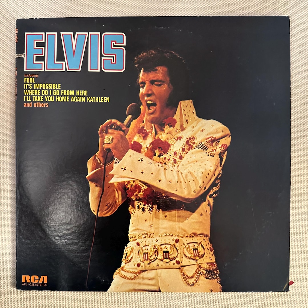 Elvis Presley elvis Vinyl Record 1973 - Etsy