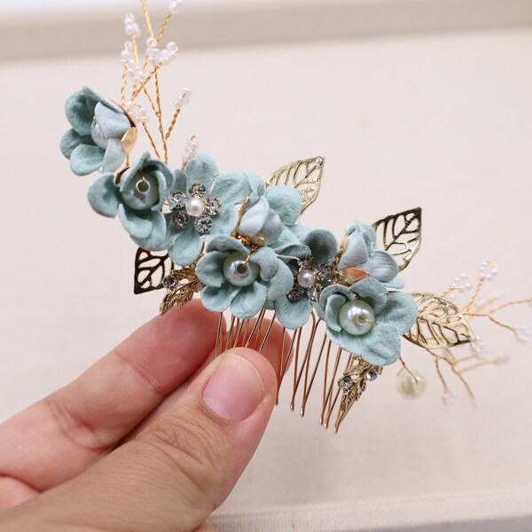 Mint Green Hair Clip - Etsy