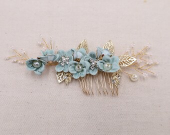 Mint Green Hair Comb | Etsy