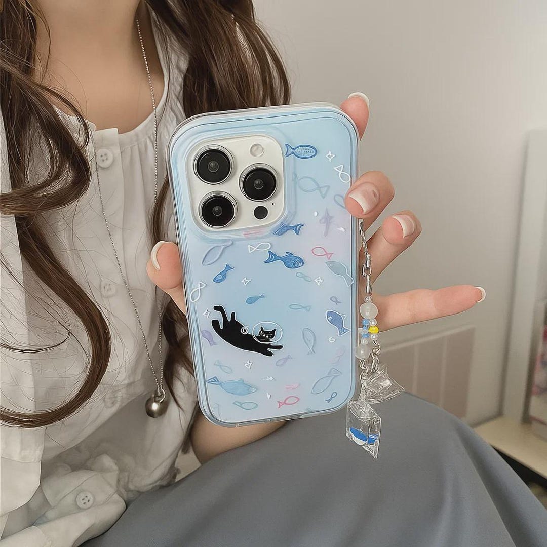 Dolphin Magnetic iPhone Case – Stand Holder Cover for iPhone 17 16 15 ...