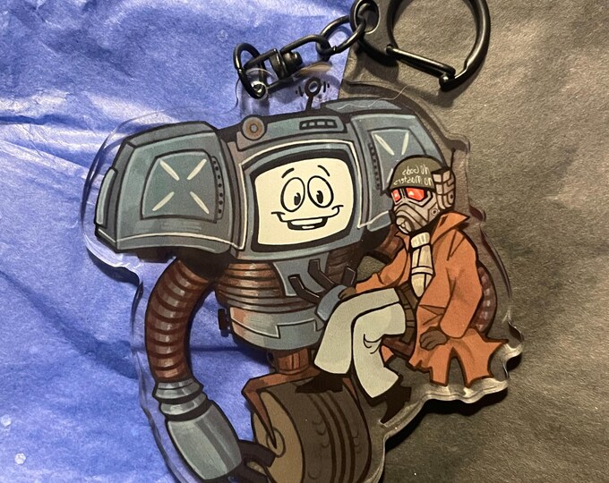 Yes Man and Courier Six Fallout New Vegas Keychain - Etsy