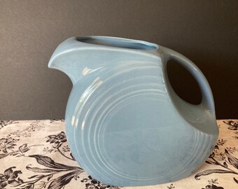 Blue Fiesta Pitcher | Etsy