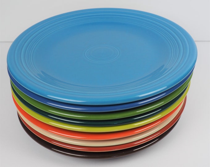 Fiesta Ware 10.3/8” Dinner Plates - Etsy