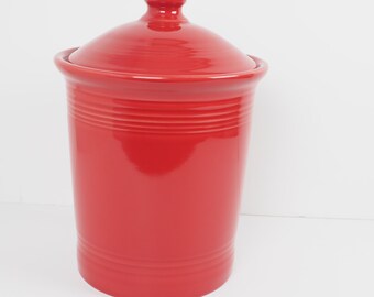 Fiestaware Canister - Etsy