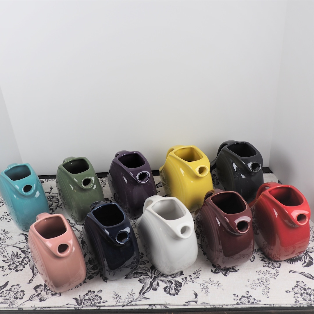 Fiestaware - Small Disk Pitchers - Pick Your Color - Rose, Turquoise ...