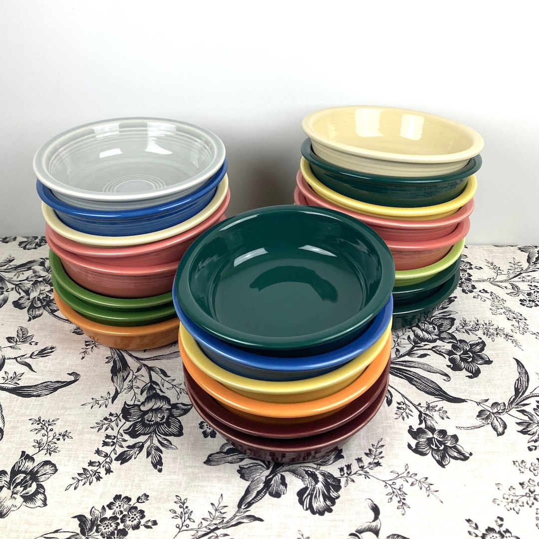 Fiestaware 19 Oz Classic Rim Medium (cereal) Bowl - Pick Your Color - Etsy