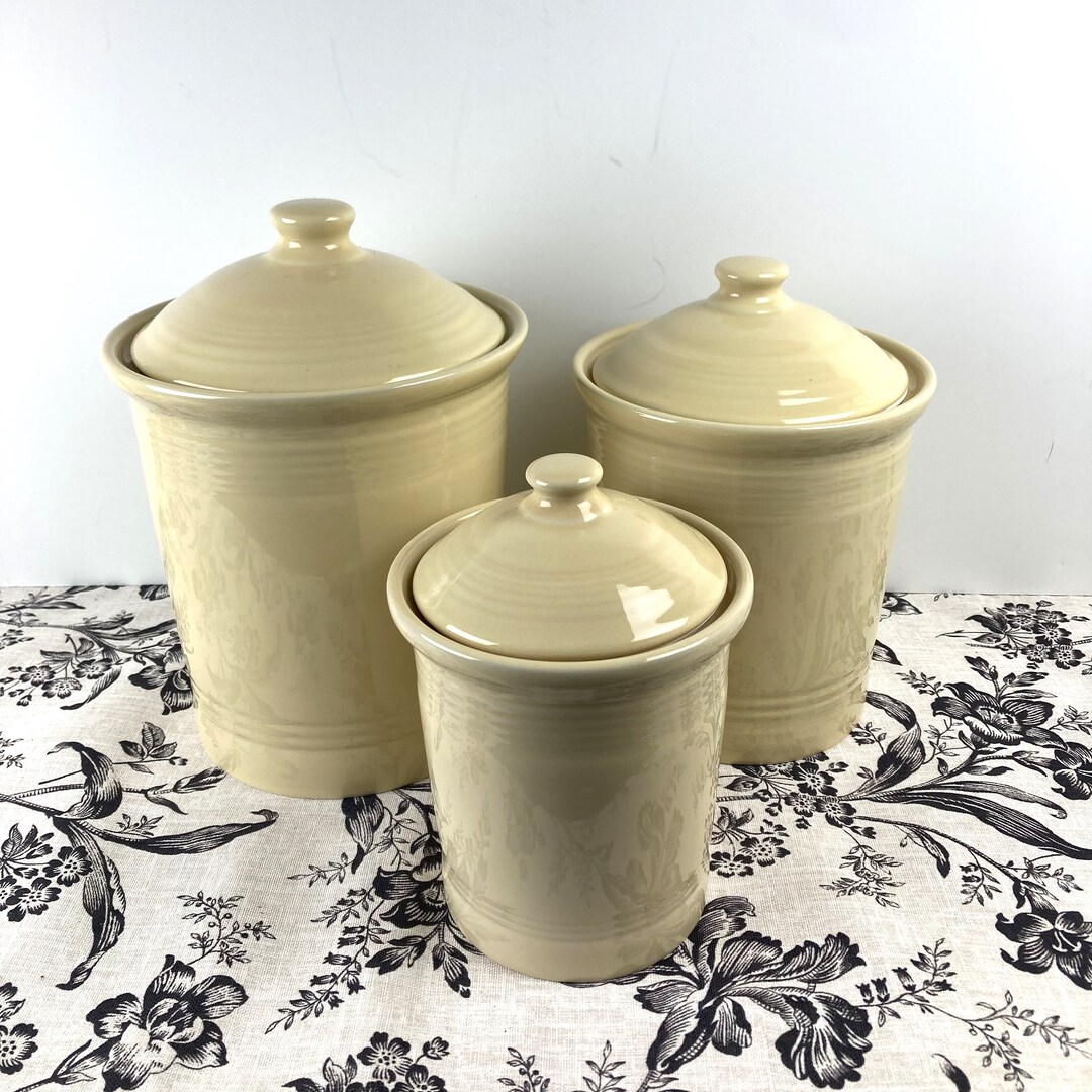 Fiestaware Ivory Canister Size of Your Choice 1, 2 or 3 Quart - Etsy