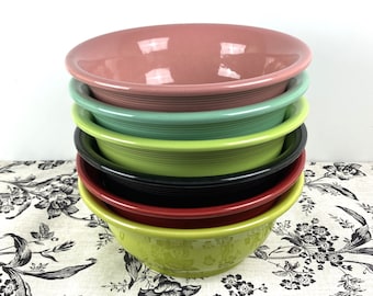 Vintage Fiesta Original Red 1 Mixing or Nesting Bowl Fiestaware Old - Etsy