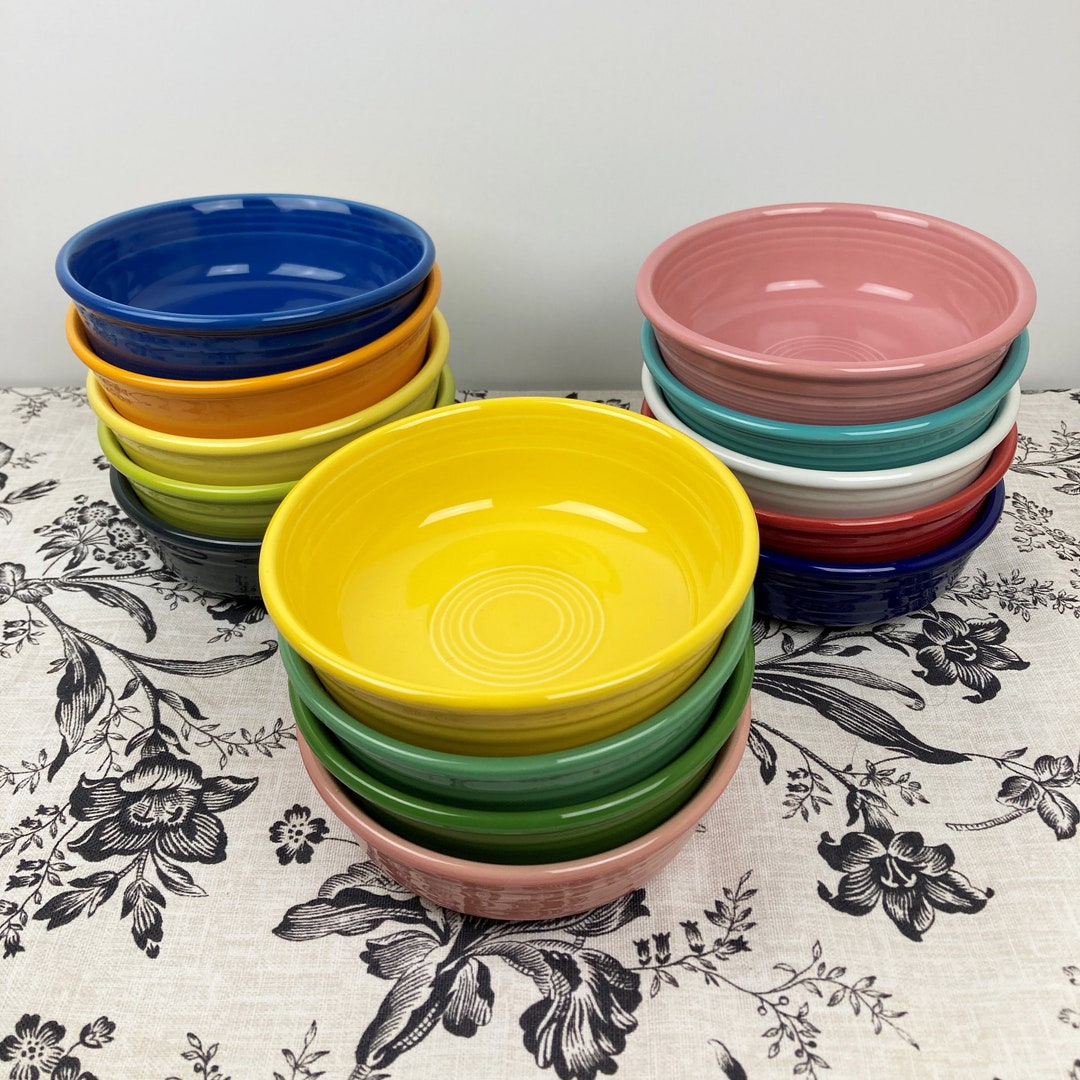 Fiestaware Classic Rim Small Bowl (pick Your Color) - Shamrock, Lapis ...