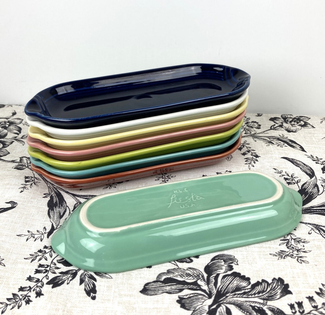 Fiestaware Relish Utility Tray - Cinnabar - Etsy