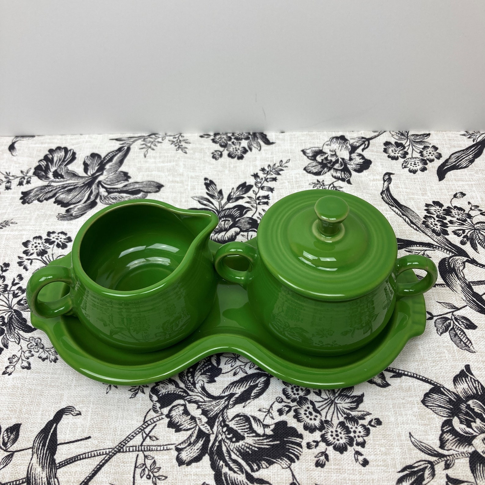 Fiestaware Cream and Sugar Set With Tray Pick a Color - Etsy