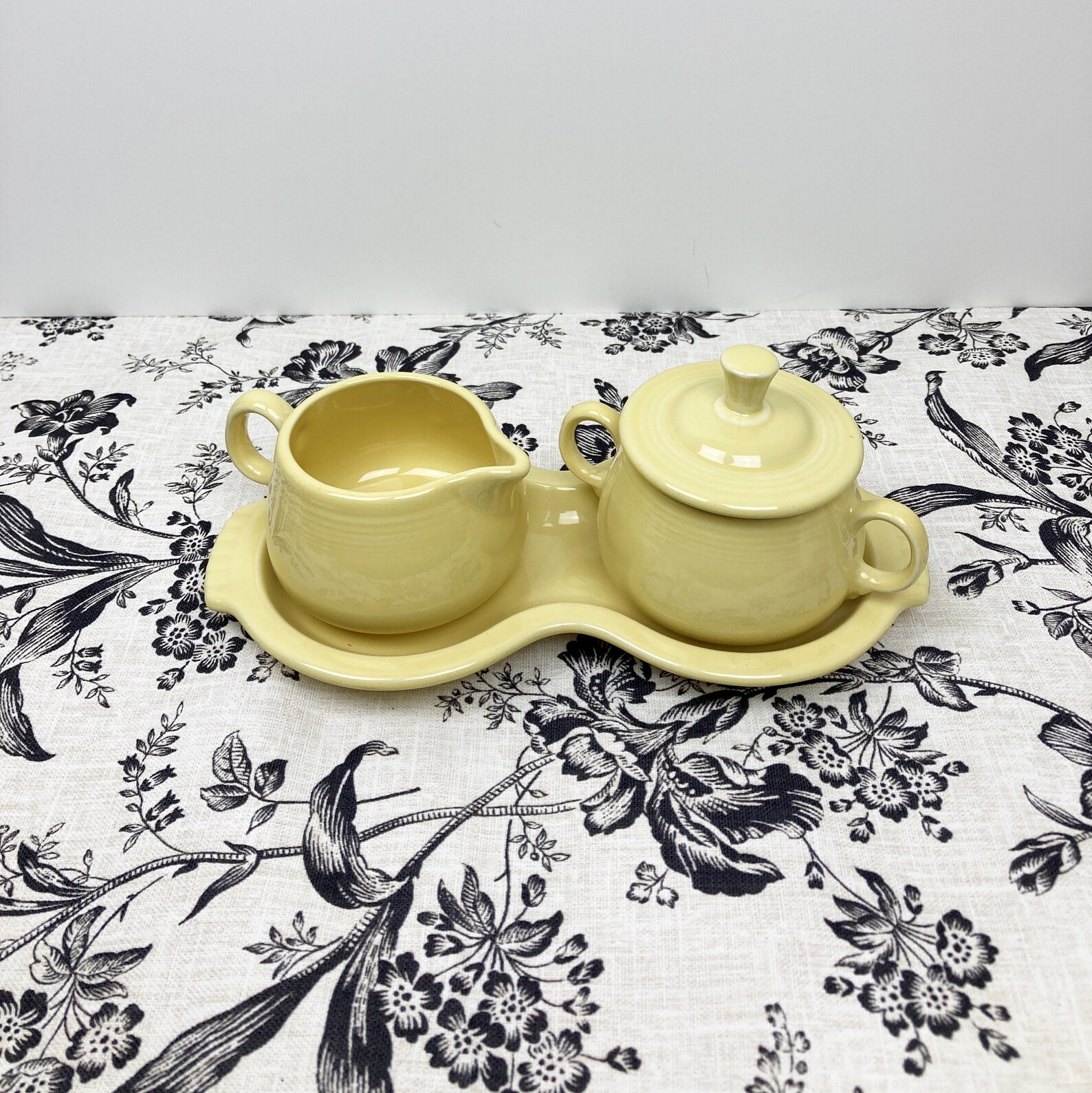 Fiestaware Cream and Sugar Set With Tray Pick a Color - Etsy