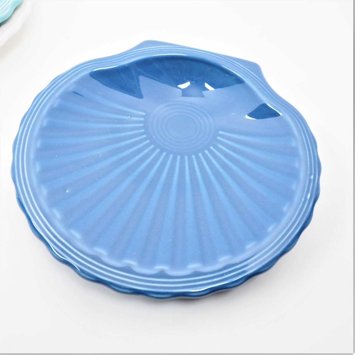 Fiestaware Shell Plate Pick Your Color Lapis White - Etsy