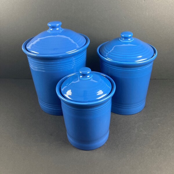 Fiestaware Canister - Etsy