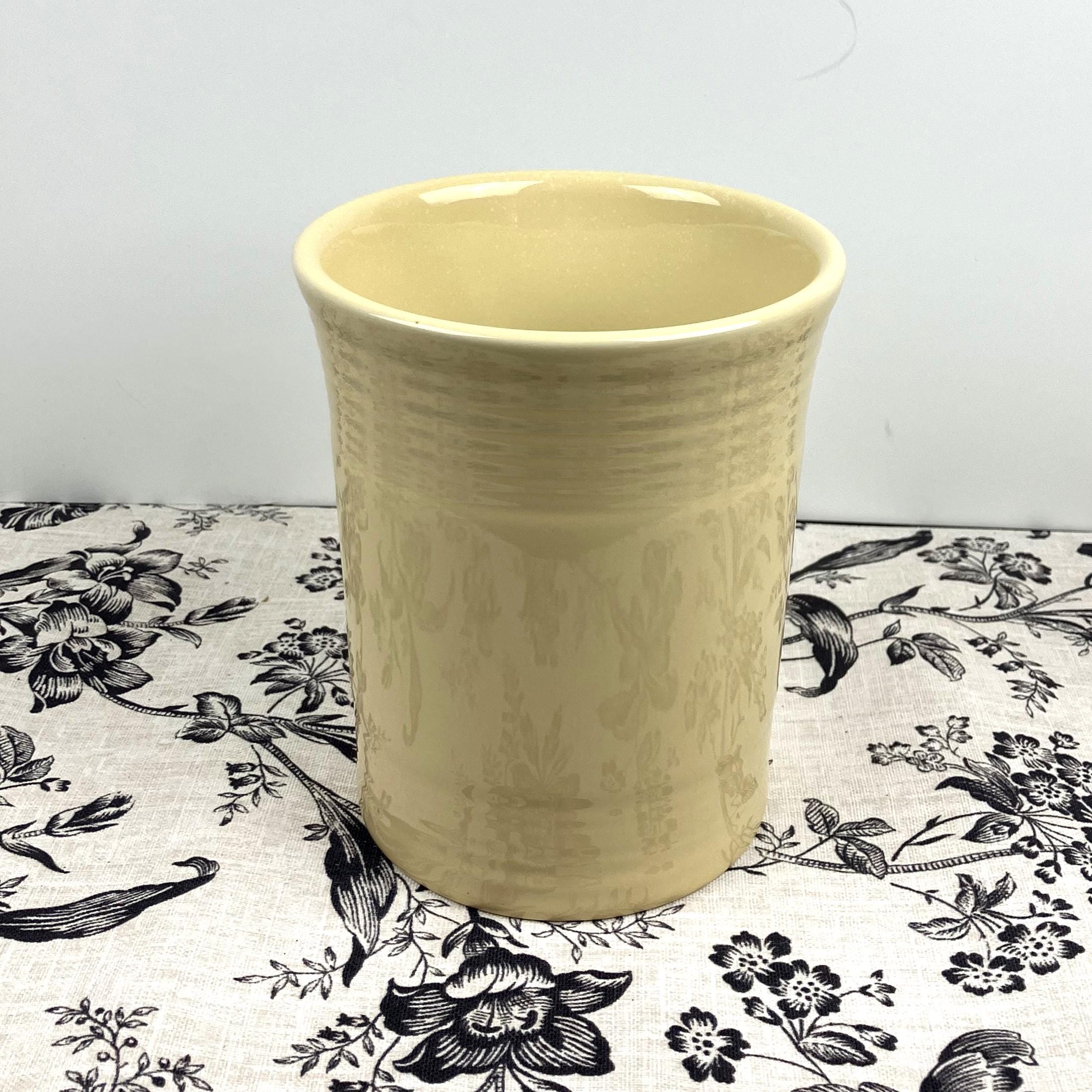 Fiestaware Utensil Crock - Sunflower, Ivory, Cinnabar, Tangerine ...