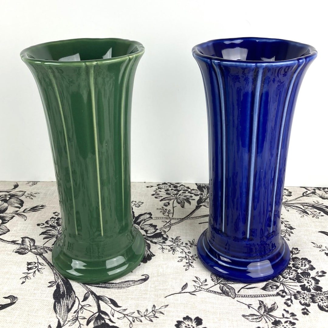 Fiestaware Small Flower Vase - Jade or Twilight - 8 Inch - Etsy