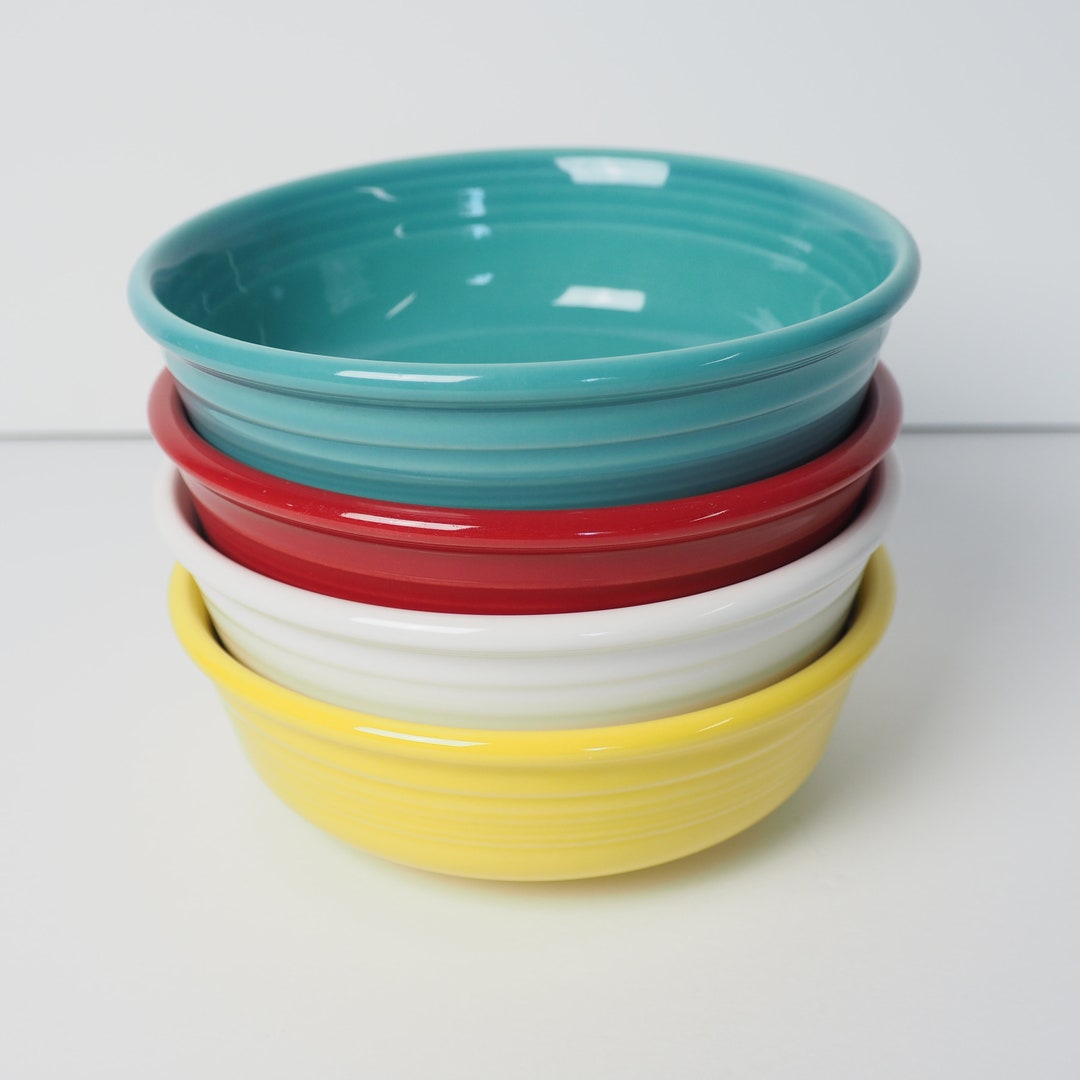 Fiestaware Small Bowl Pick your Color Turquoise, White, Scarlet Red and ...
