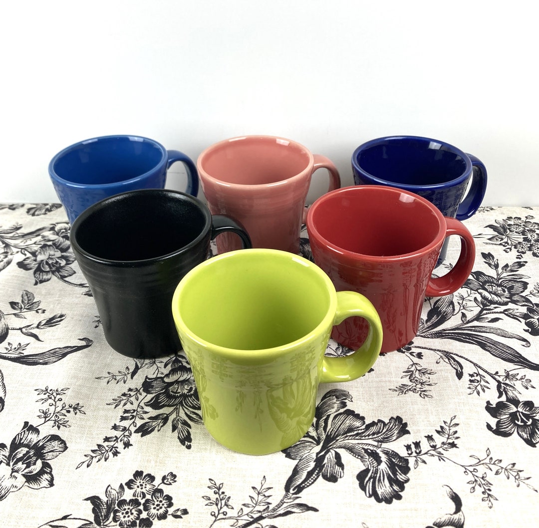 Fiestaware Tapered Mug - Lapis, Slate, Poppy, Scarlet, Lemongrass ...