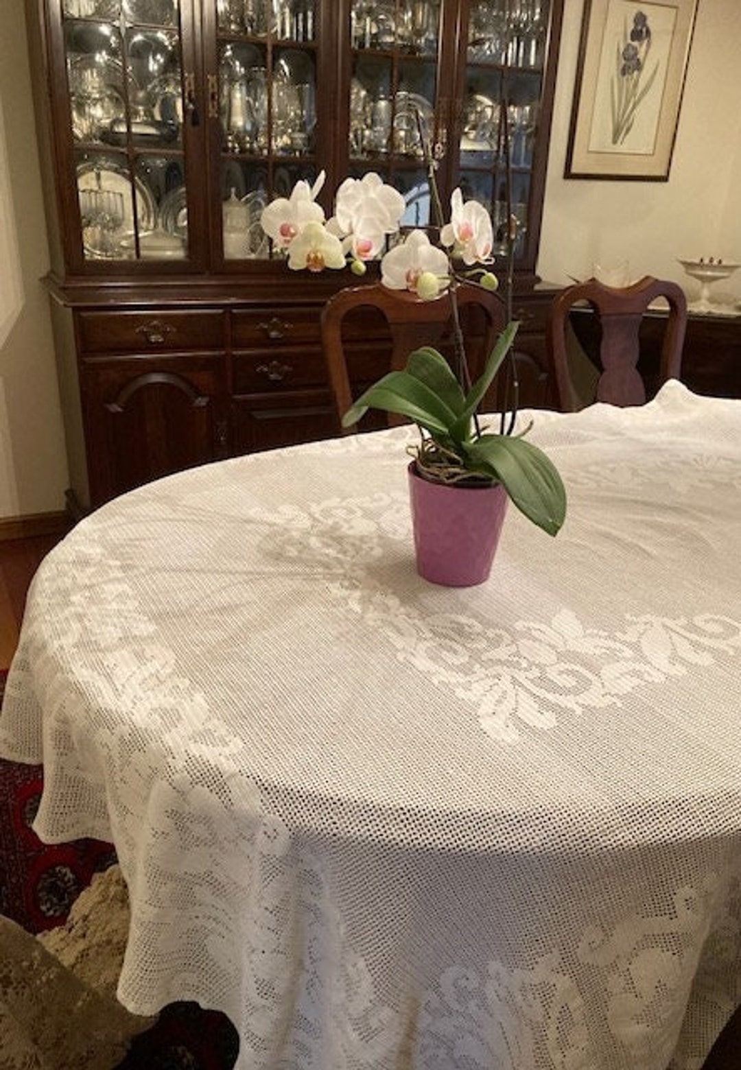 Unusual Design Crochet Tablecloth - Etsy